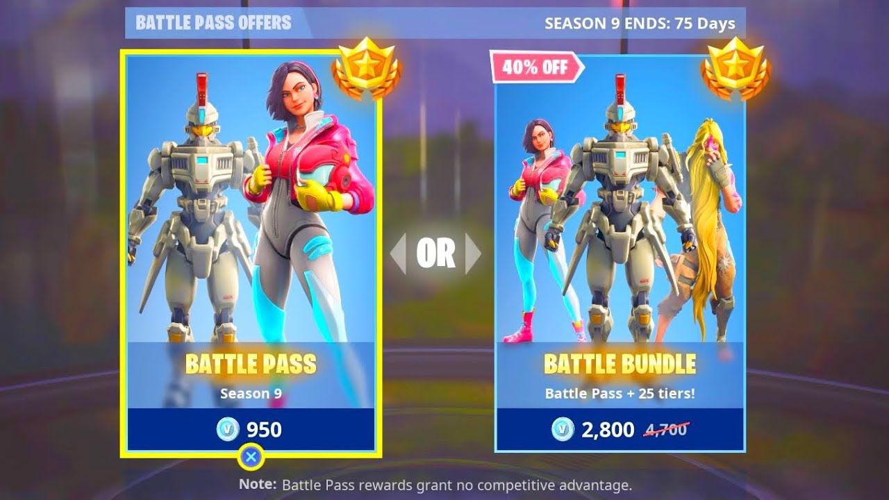 FORTNITE SEASON 9 BATTLE PASS LEAKED! NEW FORTNITE SEASON 9 BATTLE PASS ...