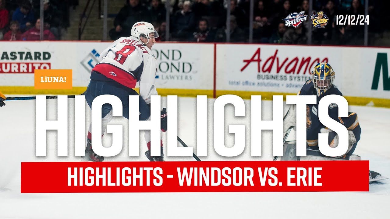 Highlights Windsor Vs Erie 121224 Youtube