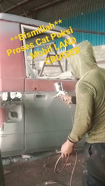 Proses Cat Dasar Poksi Mobil LAND CRUISER#shorts - YouTube
