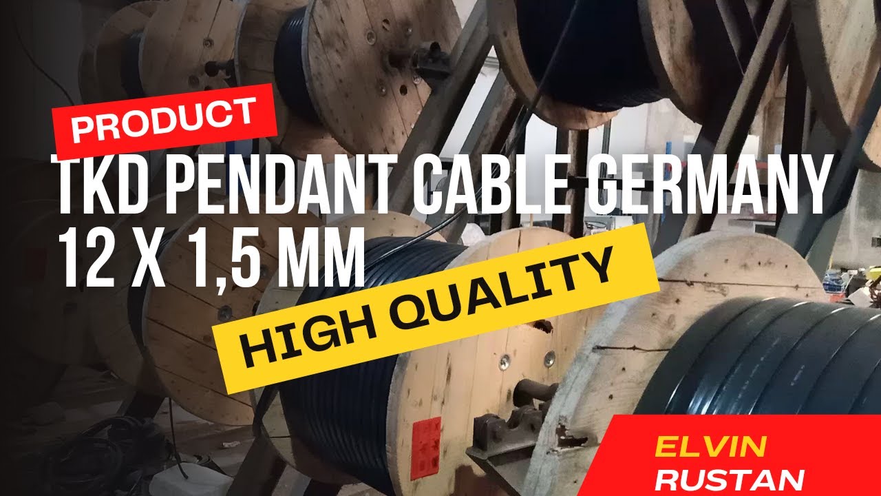 PENDANT CABLE 12x1,5 MM TKD GERMANY - PENDANT CABLE FOR HOIST CRANE ...