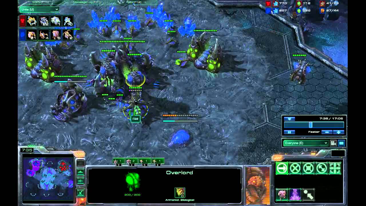 StarCraft 2 - rise vs. Demon - YouTube
