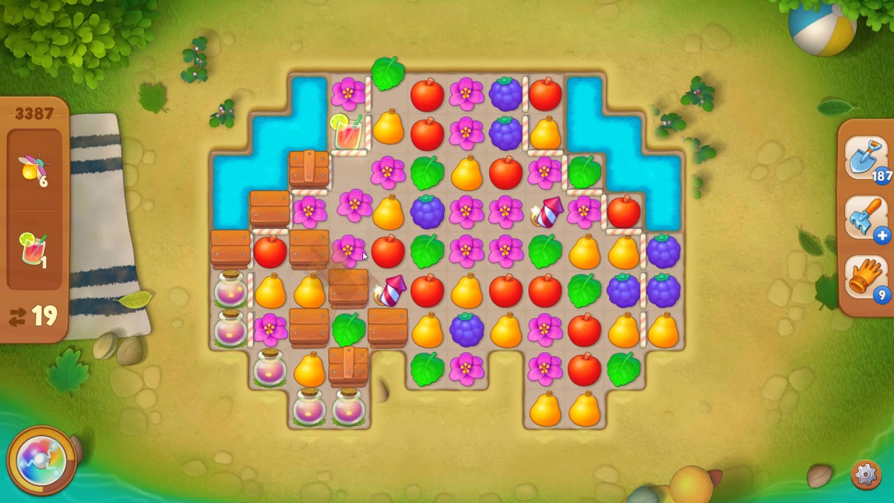 GardenScapes level 3387 HD - YouTube