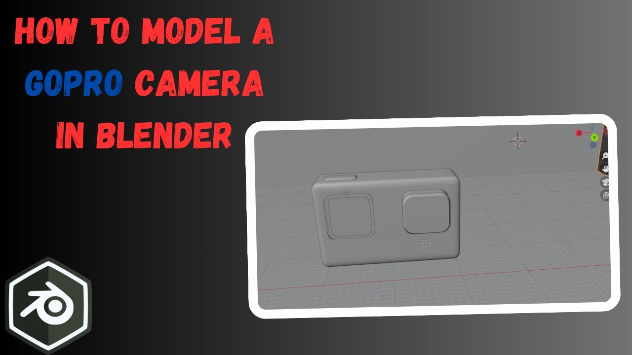 How to model a GoPro camera in blender||Part-1|| - YouTube