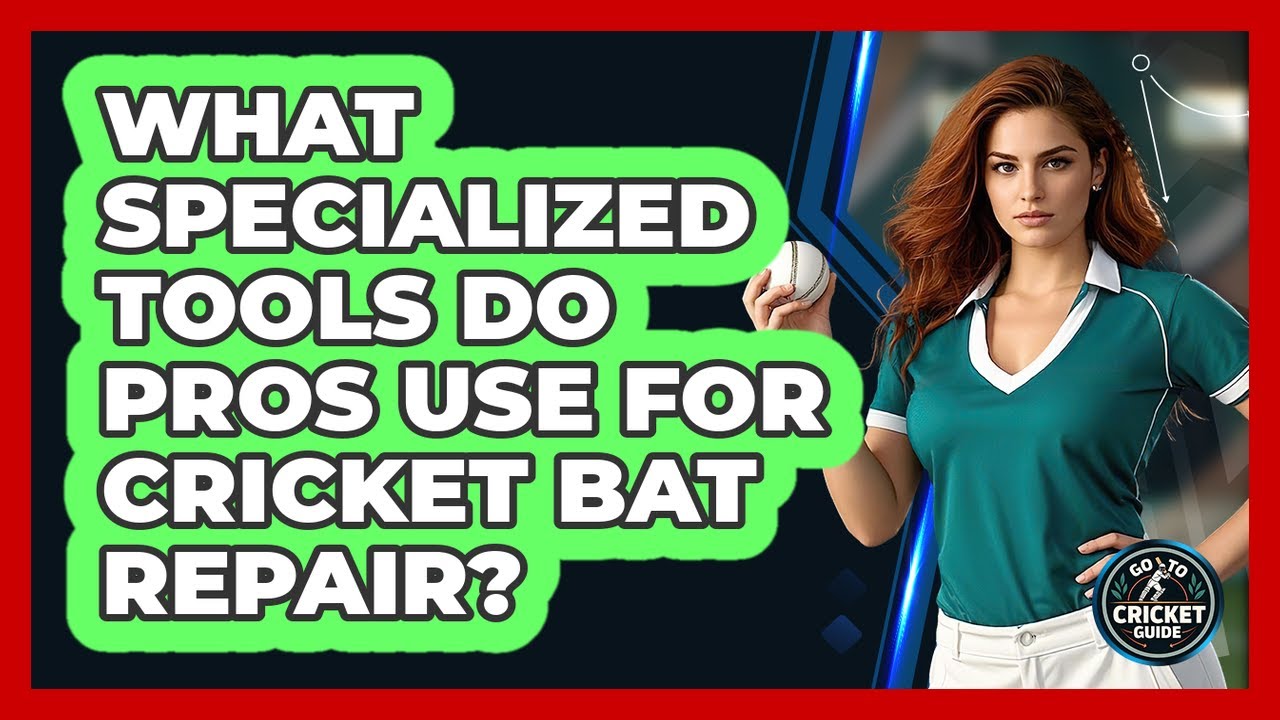 What Specialized Tools Do Pros Use For Cricket Bat Repair? - Go-To ...