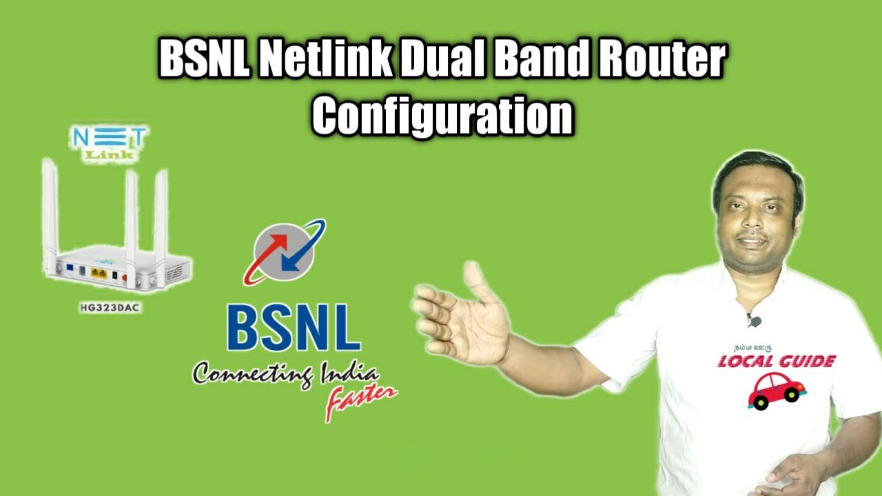 BSNL Netlink dual band router configuration bsnlftth|bsnldualbandrouter ...