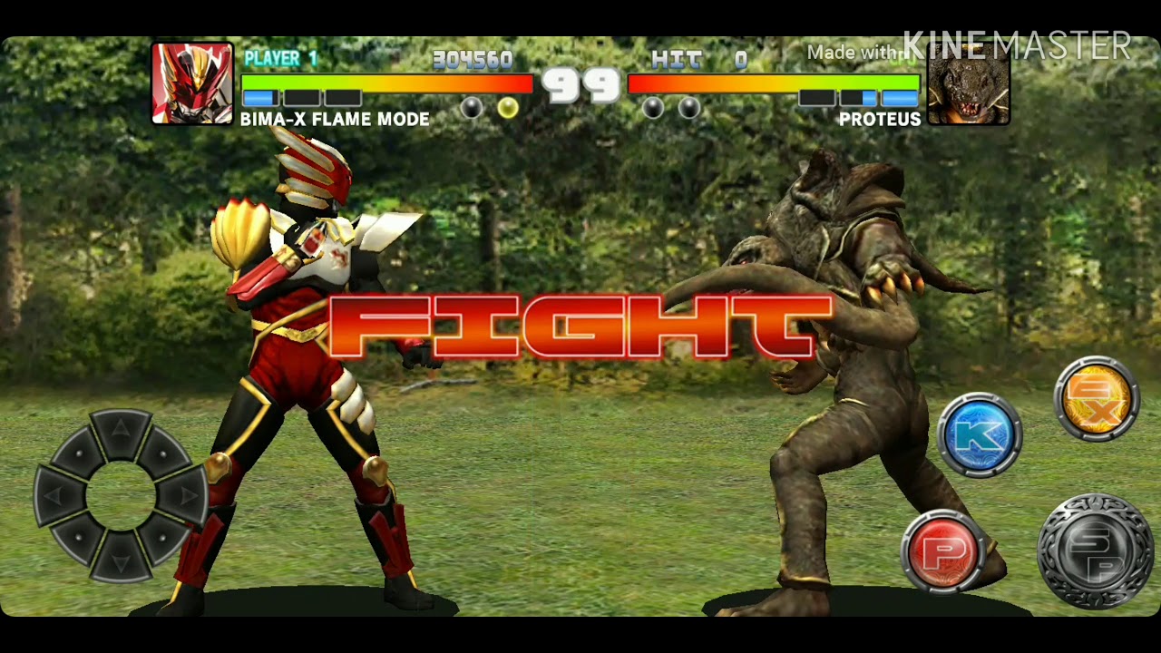 BIMA-X vs MONSTER KOMODO - YouTube