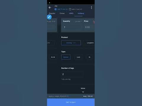 How to place Orders on Zerodha Apps |Step by Step Guide. Functions Of ...