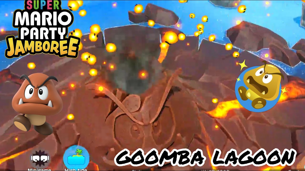 Super Mario Party Jamboree-Goomba Lagoon (20 Turns, Hard CPU'S) - YouTube
