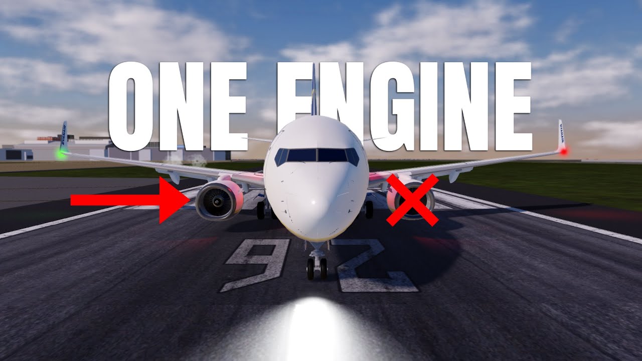 Taking off with ONE ENGINE in Project Flight... - YouTube