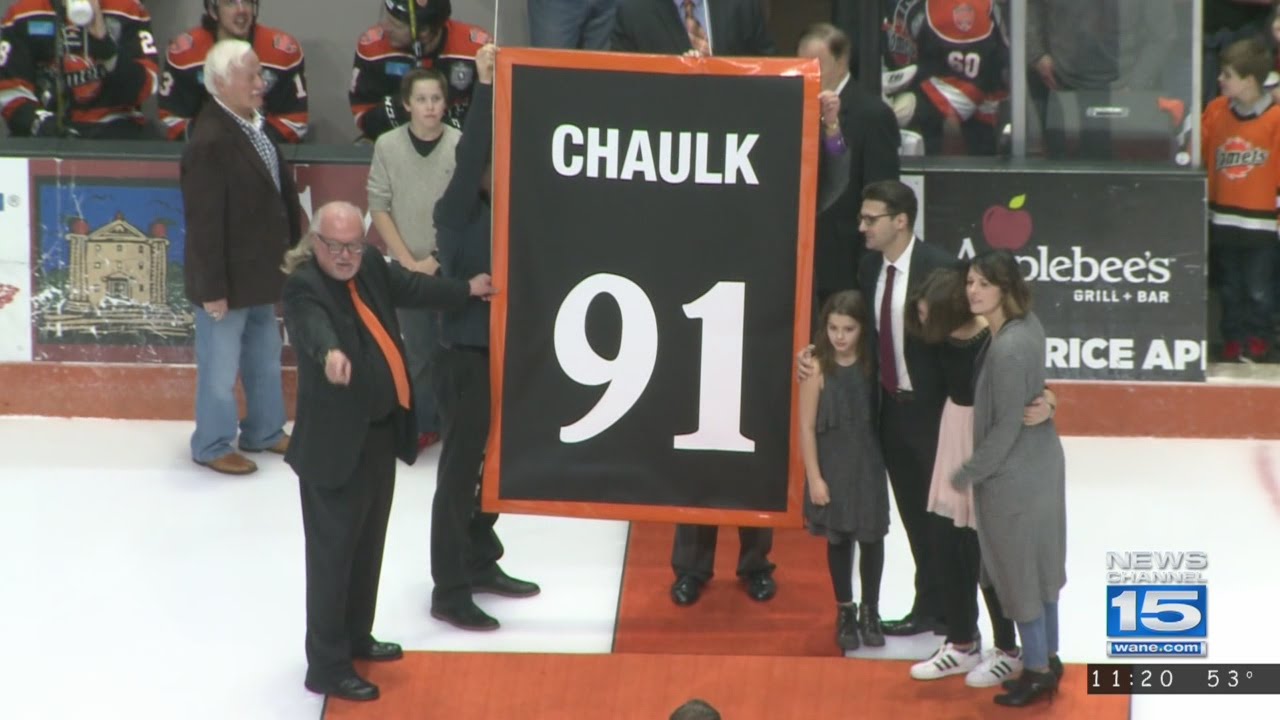 Komets honor Colin Chaulk and go on to beat his Brampton Beast in ...