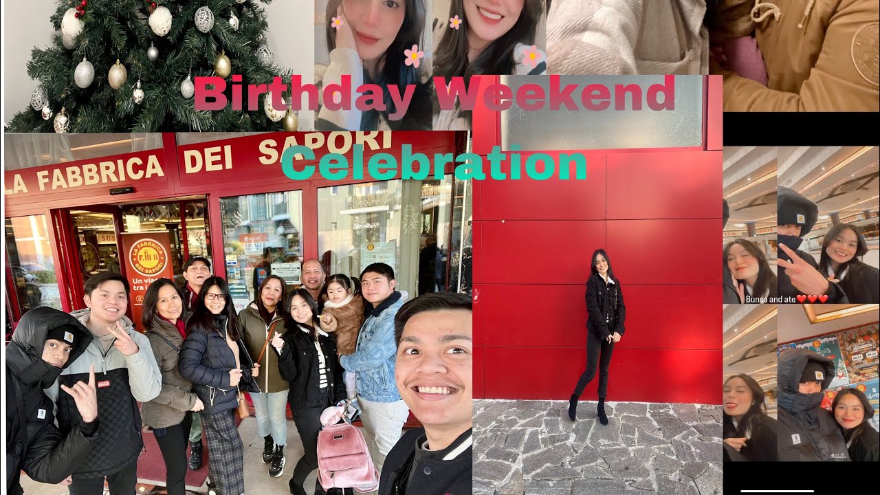 Birthday Weekend Celebration + Decorating our Christmas tree - YouTube