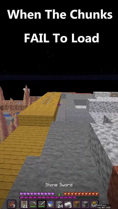 WHY ARE MY CHUNKS NOT LOADING #shorts #minecraft - YouTube