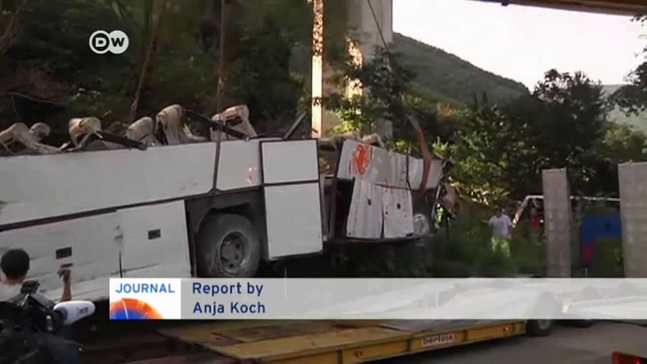 Bus crash shocks Italy | Journal - YouTube