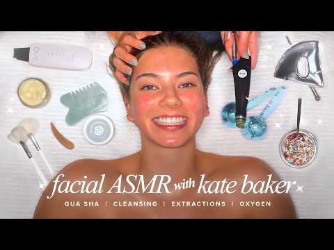 ASMR Facial | Kate Marie Baker's First Facial