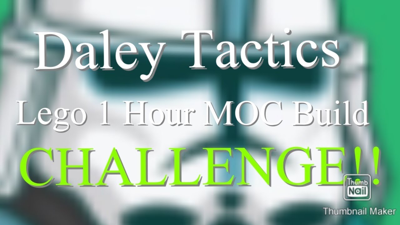 Daley Tactics LEGO 1 Hour MOC build challenge - YouTube