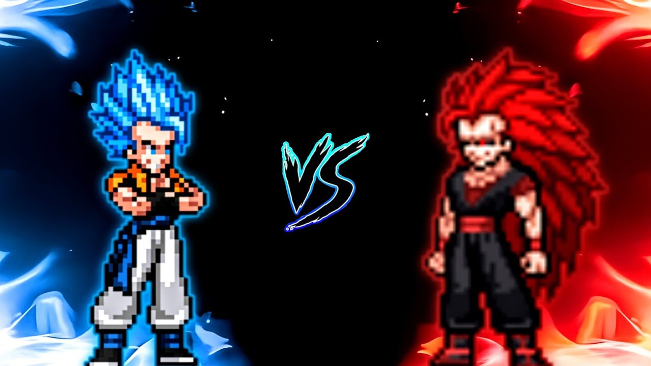 Gogeta SSB V4 OP (New) VS Evil Goku SSJ3 V2 OP in Jump Force Mugen ...