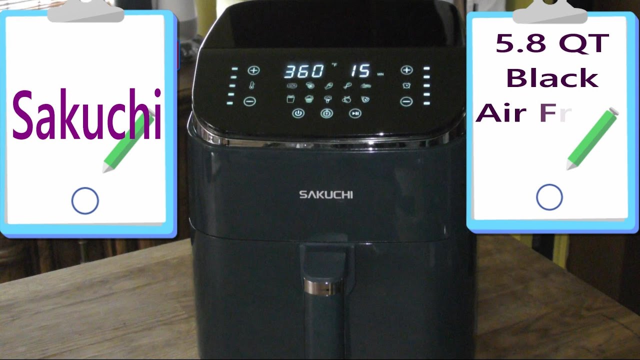 5 8 QT Air Fryer By Sakuchi #2Good2Know - YouTube