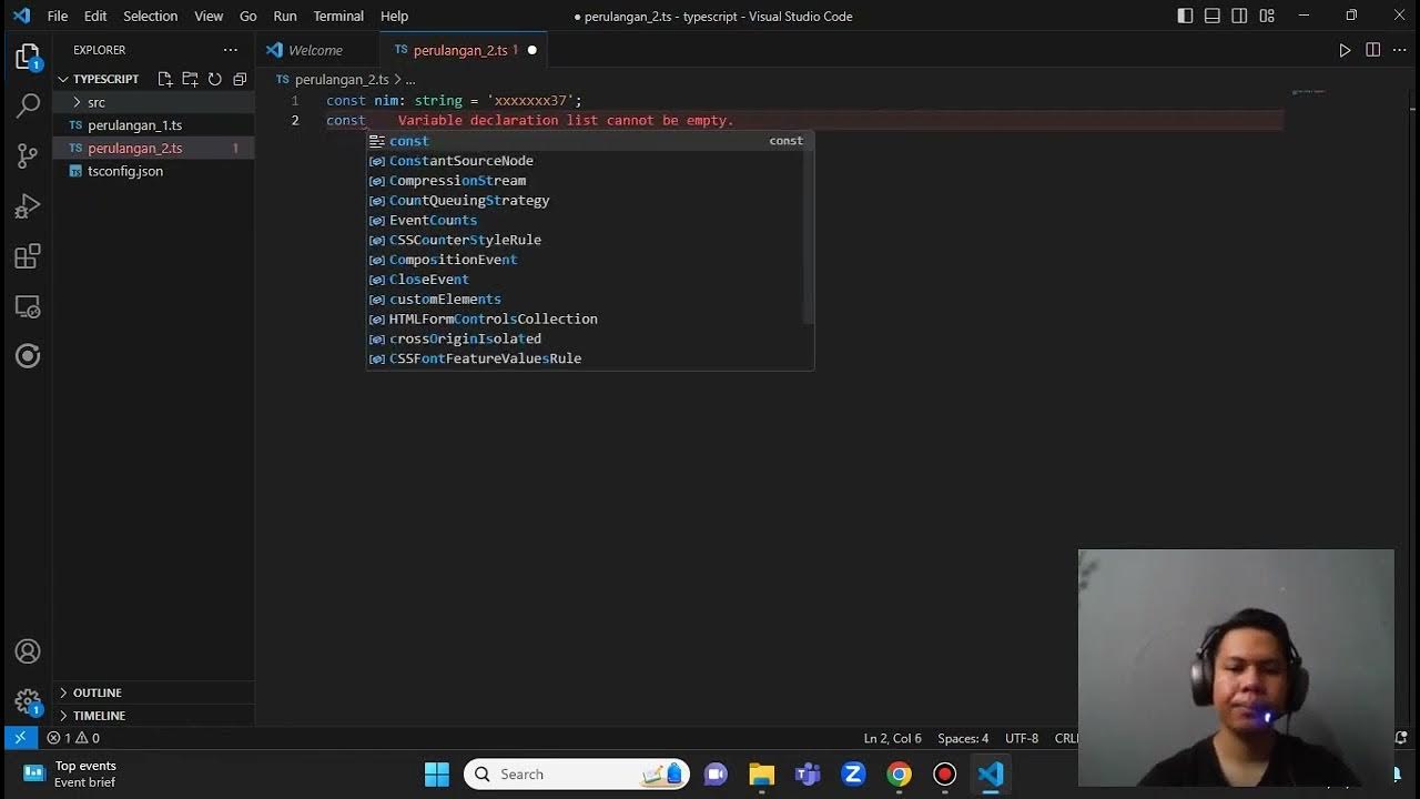 Tugas 1 Pemrograman Berbasis Piranti Bergerak || Rinaldi 043254437 - YouTube