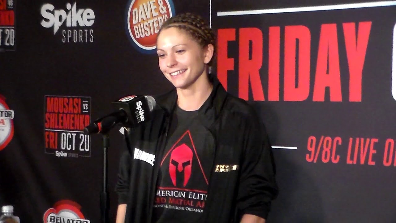 Bellator 185 Kristina Williams Post Fight Press Conference - YouTube