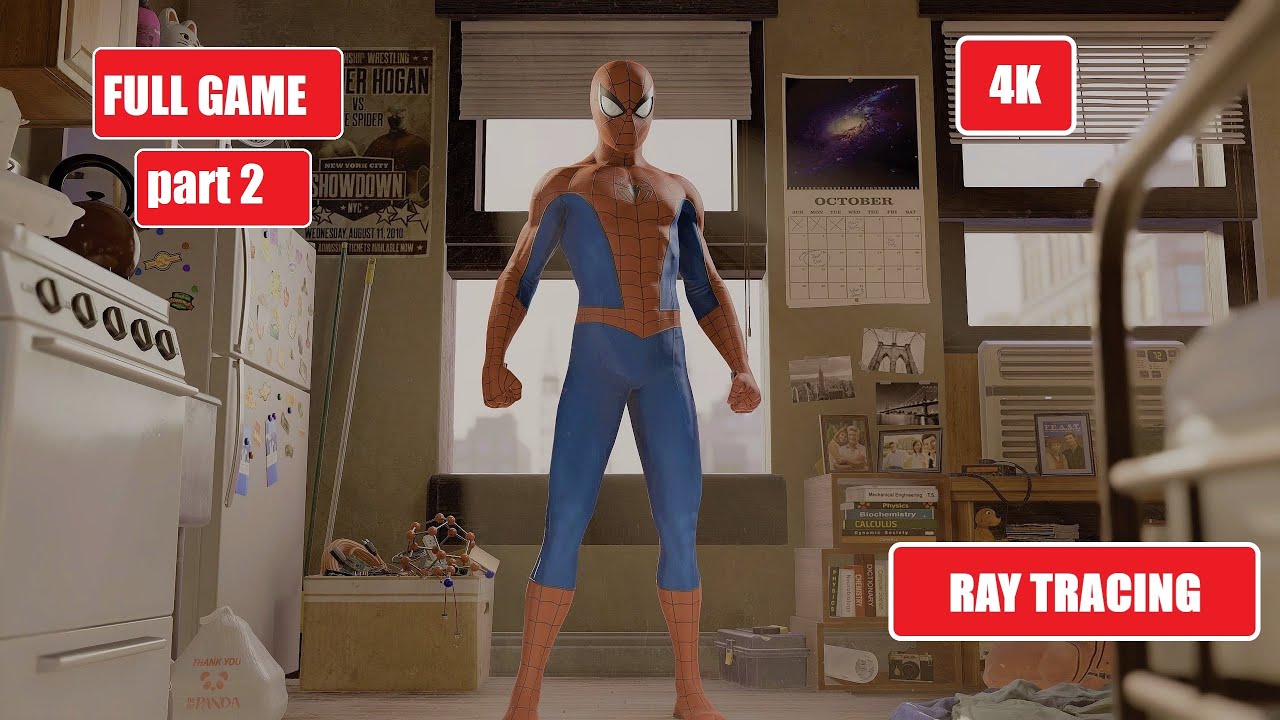 Marvel's Spider Man Remastered (4k 60fps) Ray Tracing walk-through part ...