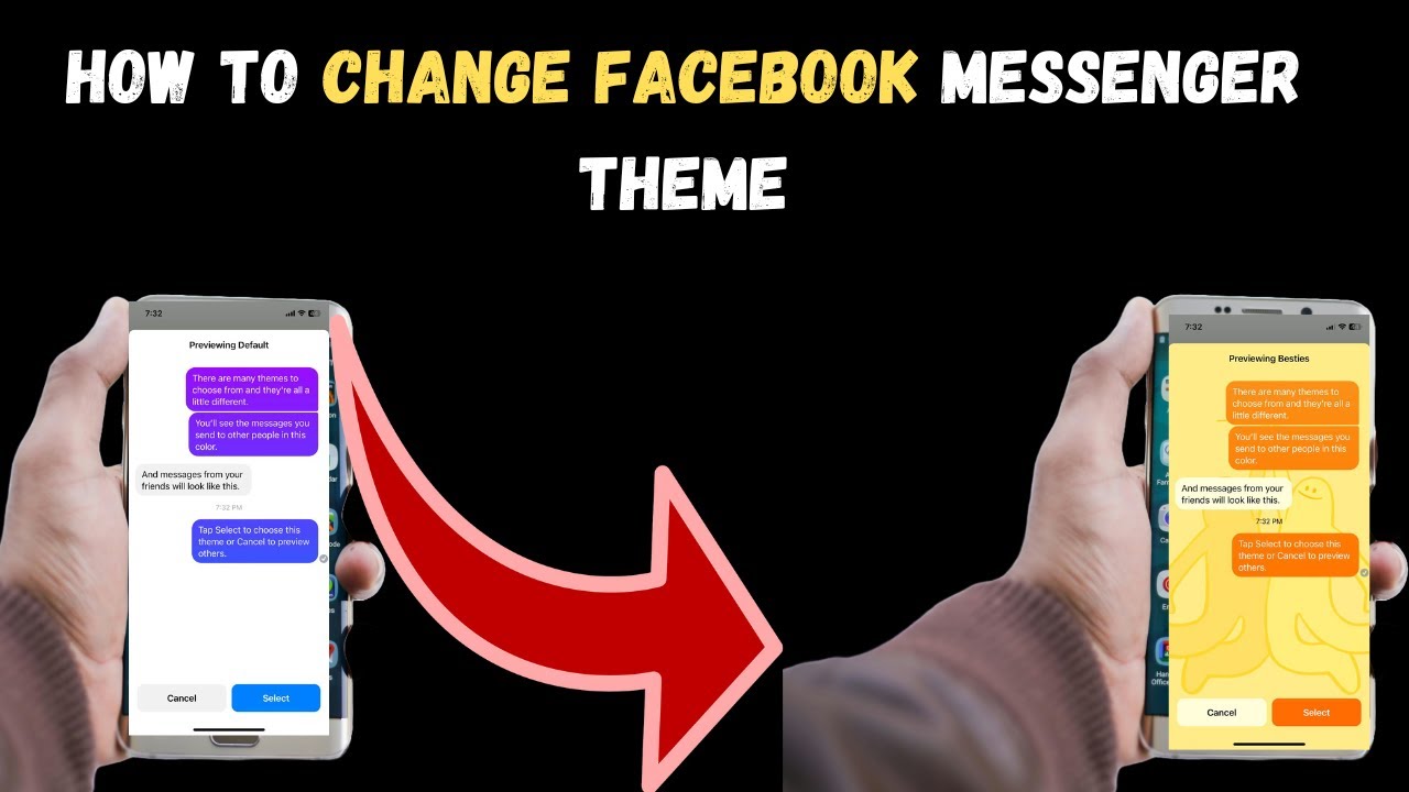 How To Change Facebook Messenger Theme and Color | How to change them ...
