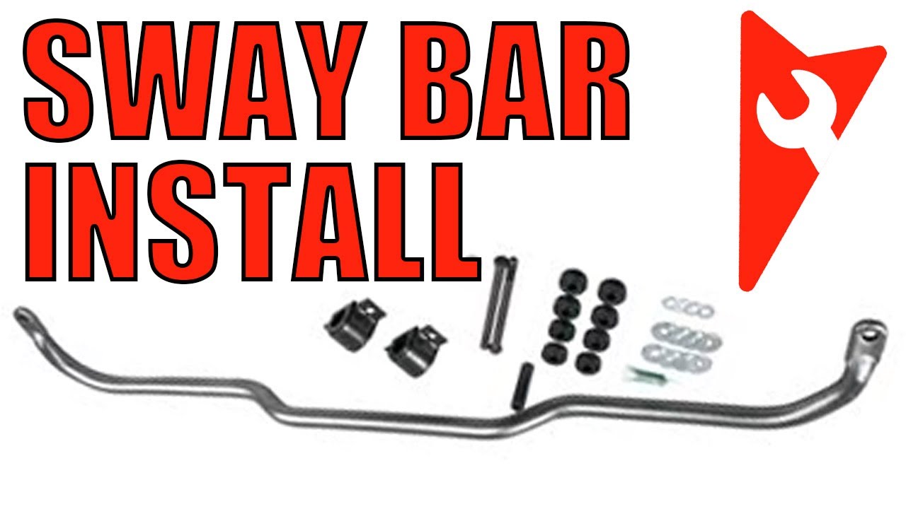 How To Install Front Sway Bar - First Gen F Body - Pontiac Firebird or ...