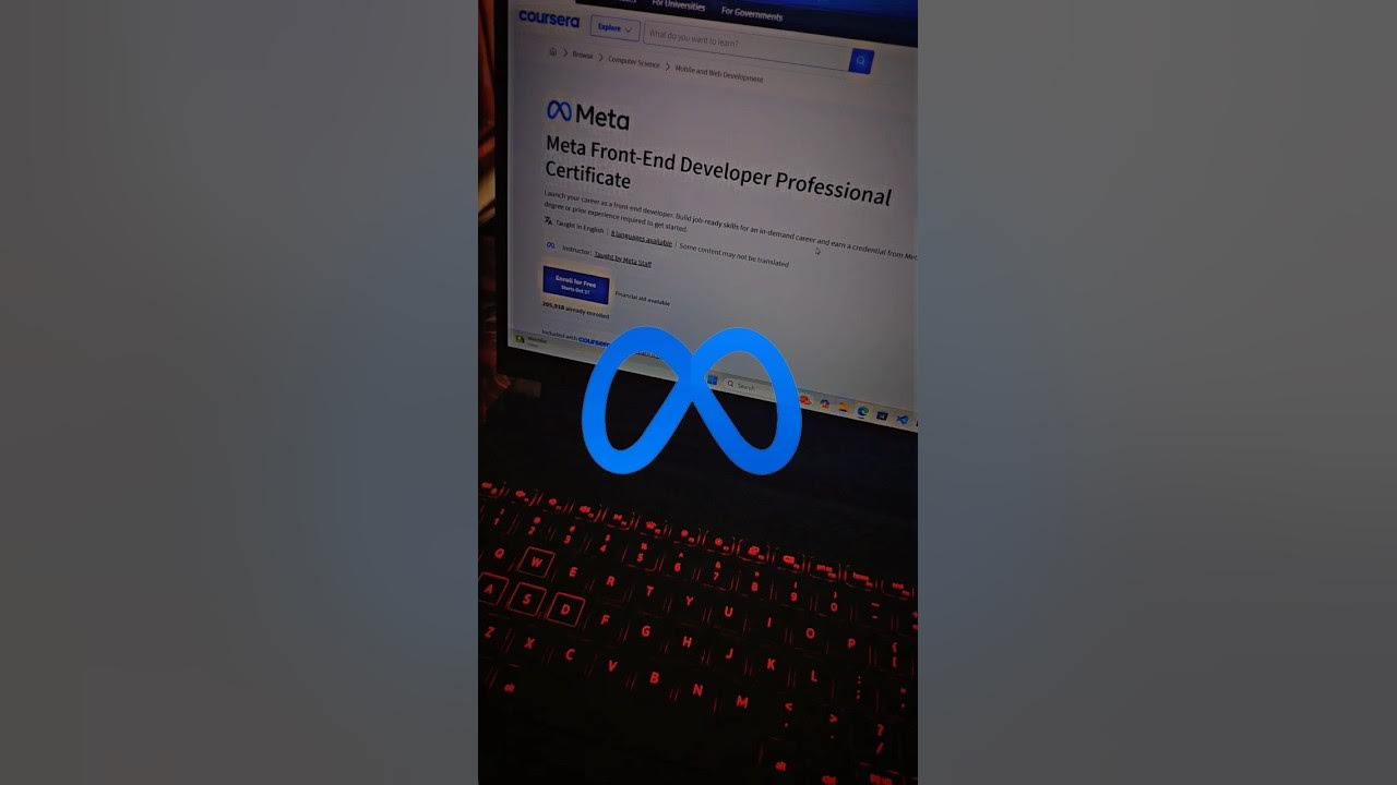 Meta launched Frontend Development Course with FREE Certificate #meta #frontend #htmlcssjs - YouTube