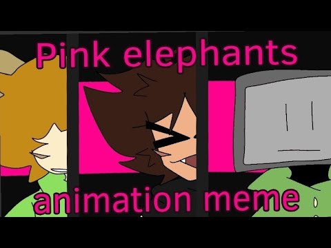 Pink elephants. animation meme. loop-ish. off timing. - YouTube