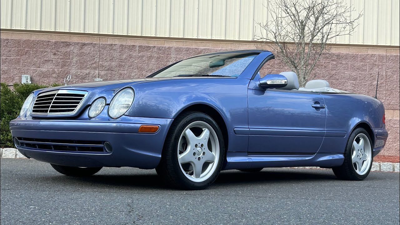 2001 Mercedes-Benz CLK430 42k miles Quartz Blue !!! 3/29/25 - YouTube