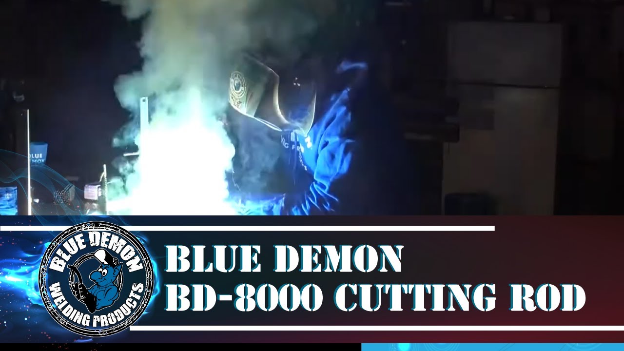 Blue Demon BD-8000 cutting rod - YouTube