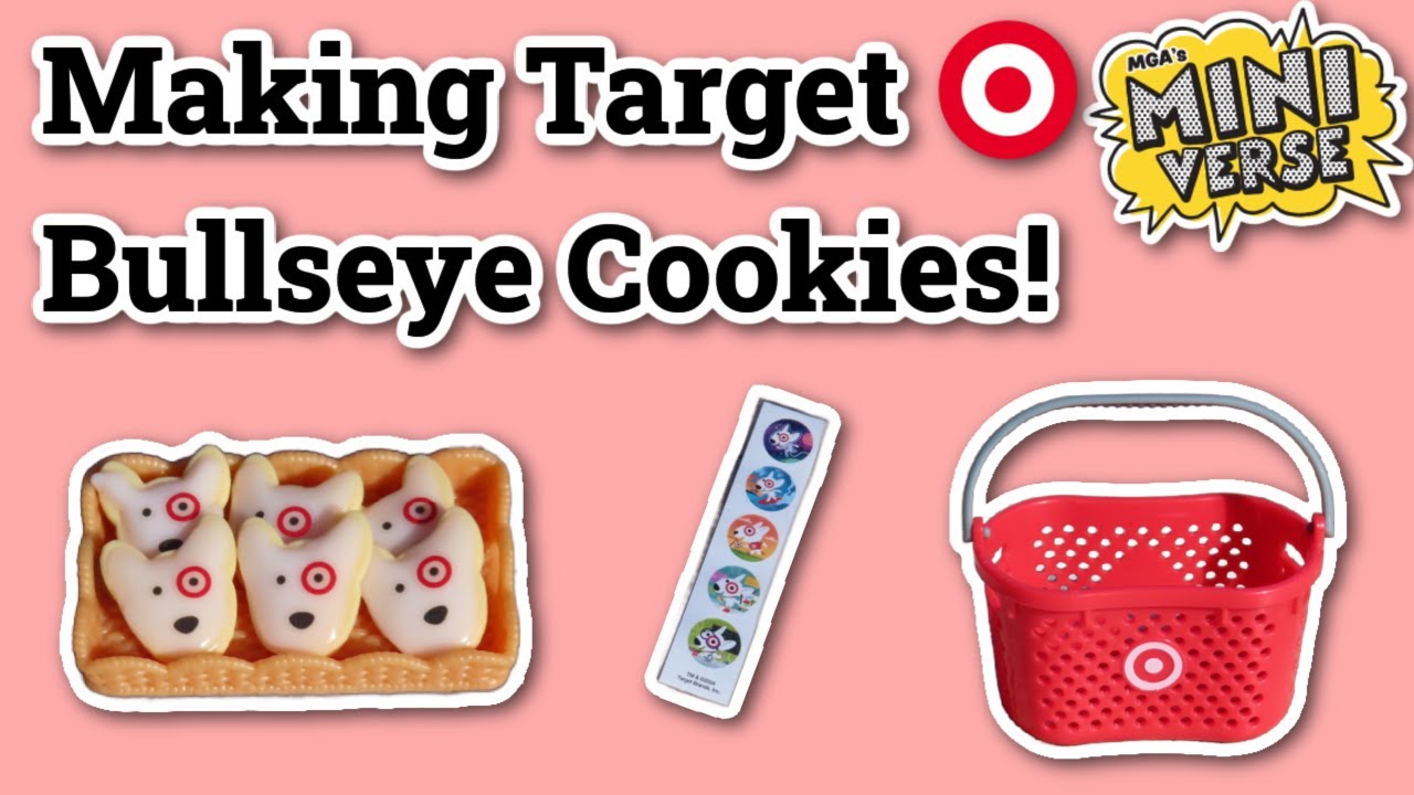 Miniverse Target Bullseye Cookies are AMAZING!!! - YouTube