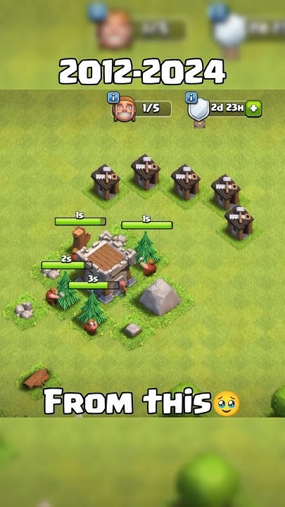 Builder then and builder now😔😐 ll Clash of clans ll #clashofclans #gaming #shorts - YouTube