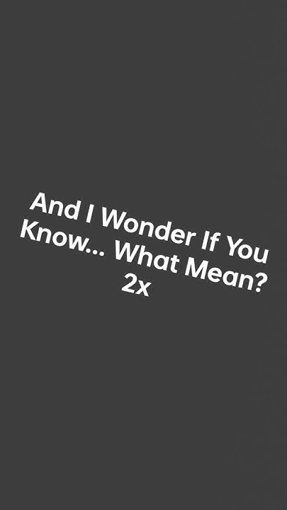Kanye West I Wonder Lyrics Youtube