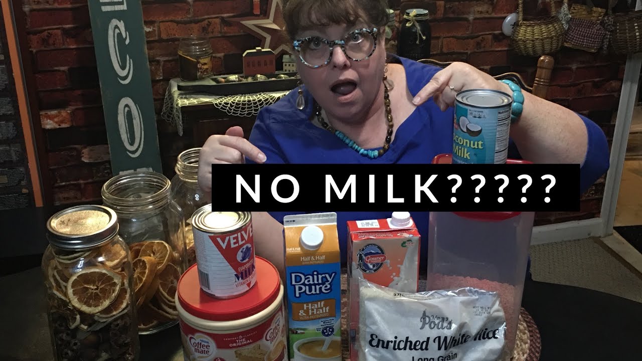 What if you ran out of Milk????? / Milk options/ Should I Stockpile ...