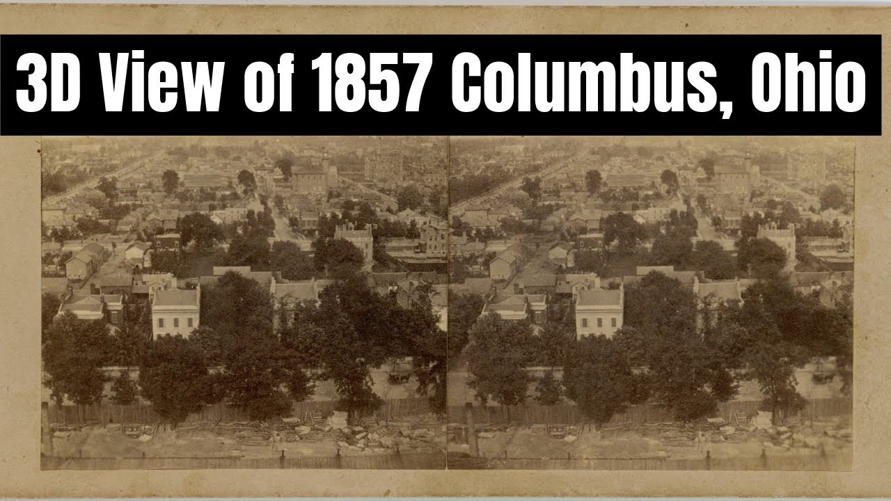 Exploring Columbus, Ohio in 1857: A Rare Aerial View Unveiled - YouTube