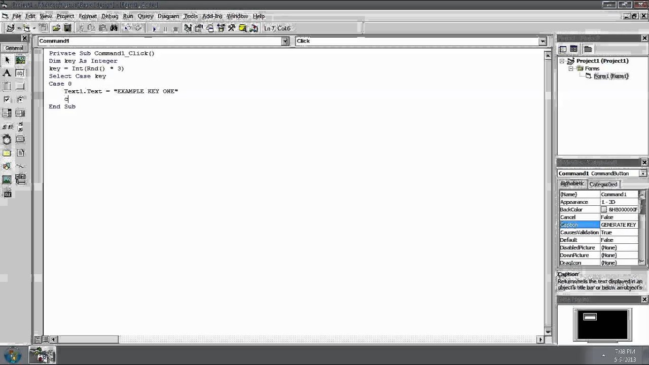 How To Make A Generator Key With Visual Basic 6 - Full HD Video - YouTube