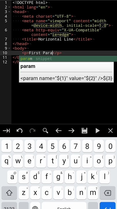 horizontal line in html | how to add horizontal line in html #shorts #shortsfeed #shortfeed # ...
