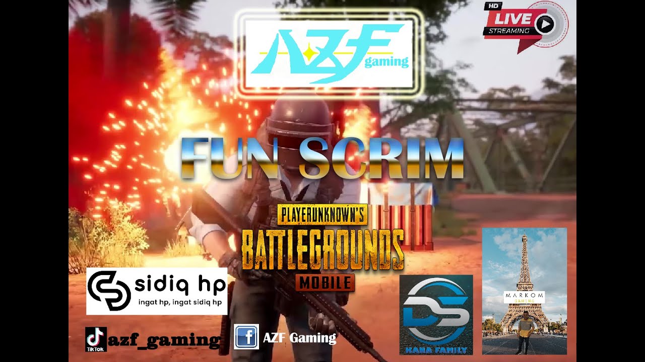 PUBG LIVE SCRIM AZF Gaming - YouTube