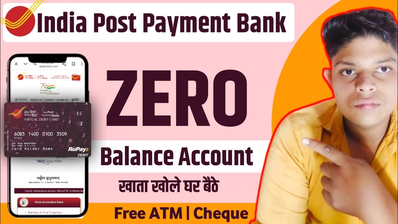 India Post Payment Bank Account Opening Online 2024 | IPPB Zero Balance ...