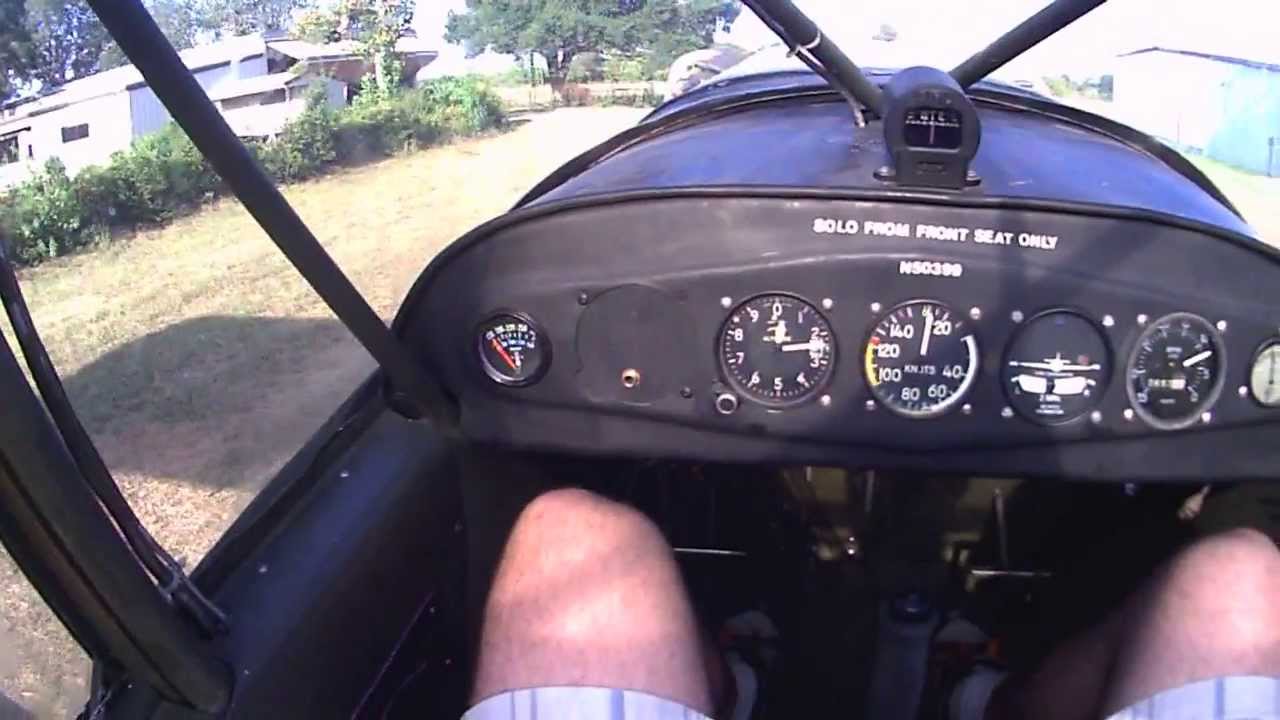 My First Flying Lesson in a 1942 Taylorcraft L2 Genuine Warbird Full ...