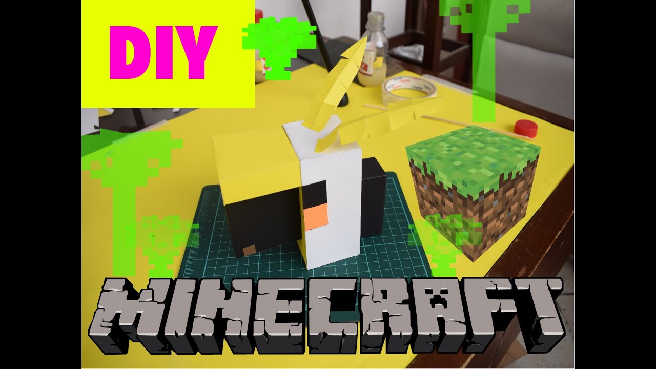 ¿Cómo hacer el loro de Minecraft? - YouTube
