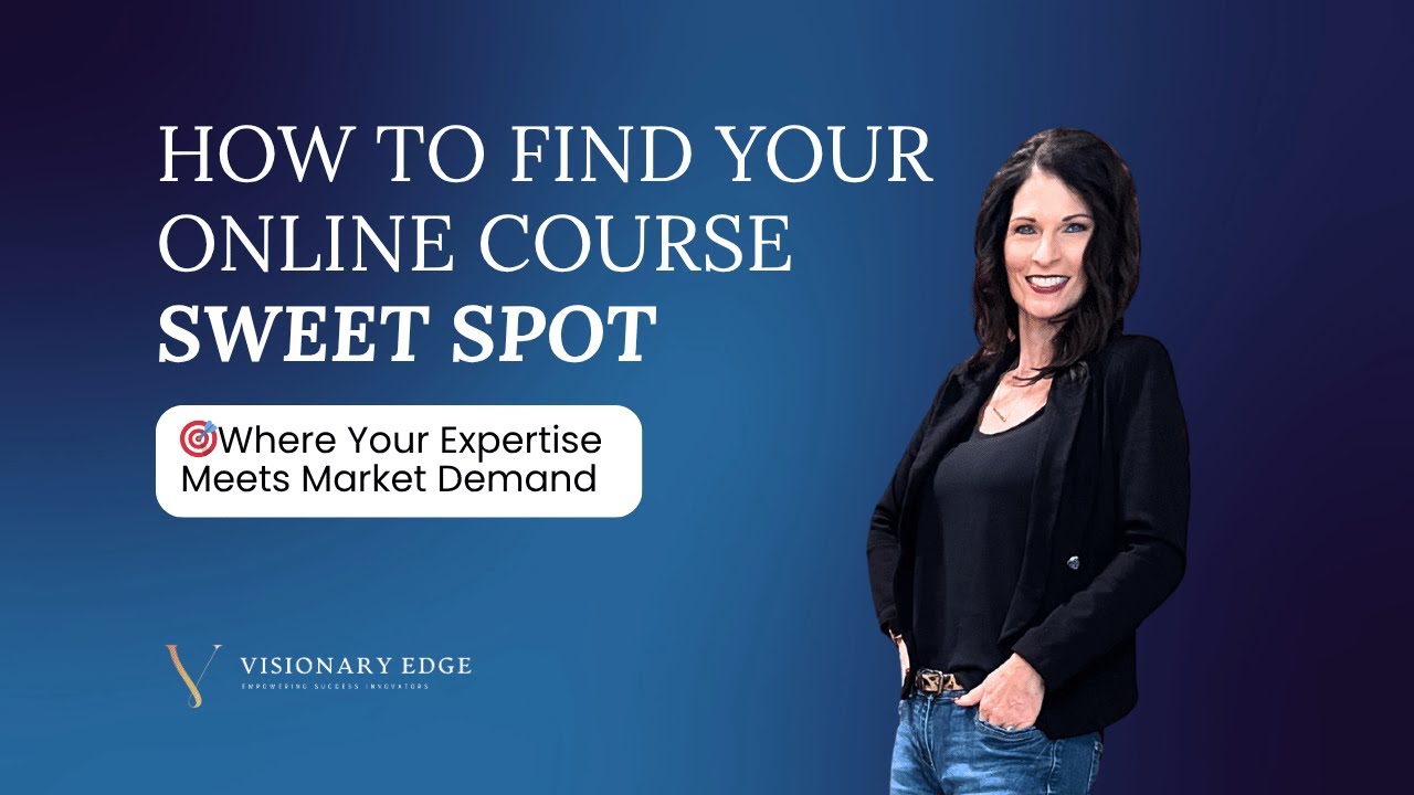 How to Find Your Online Course Sweet Spot - YouTube