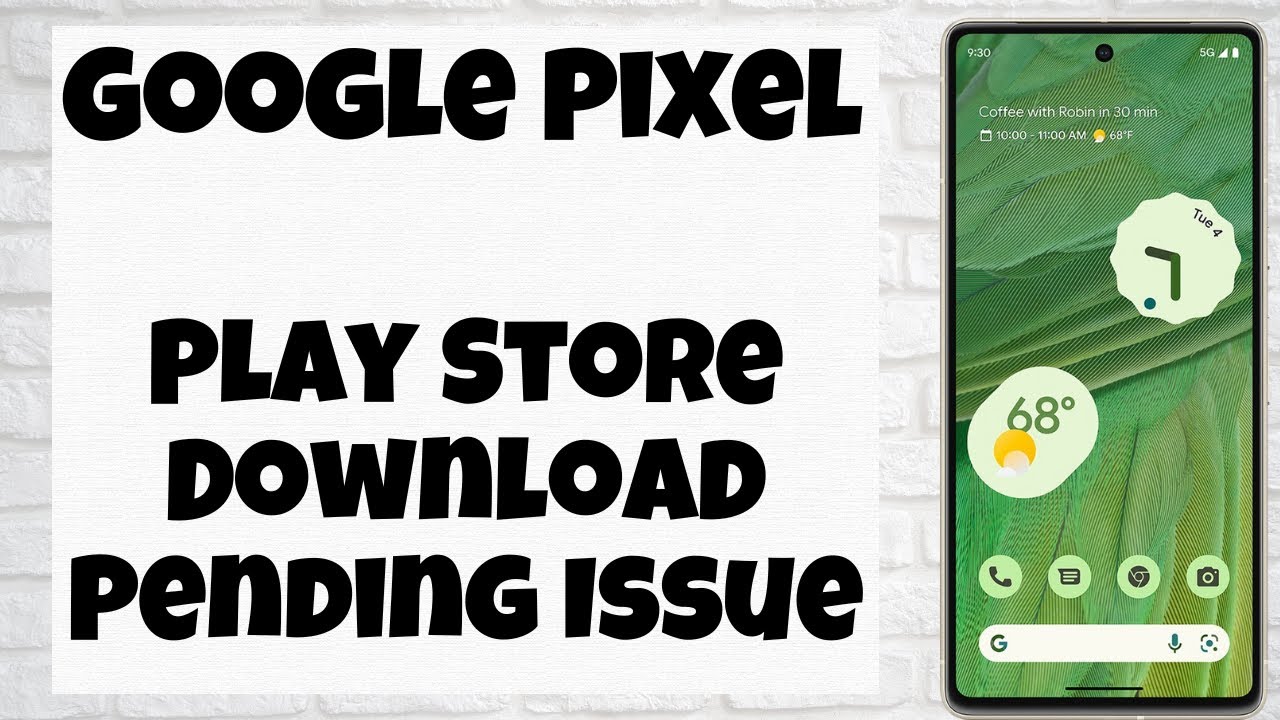 Google Pixel Play Store Download Pending Issue - YouTube