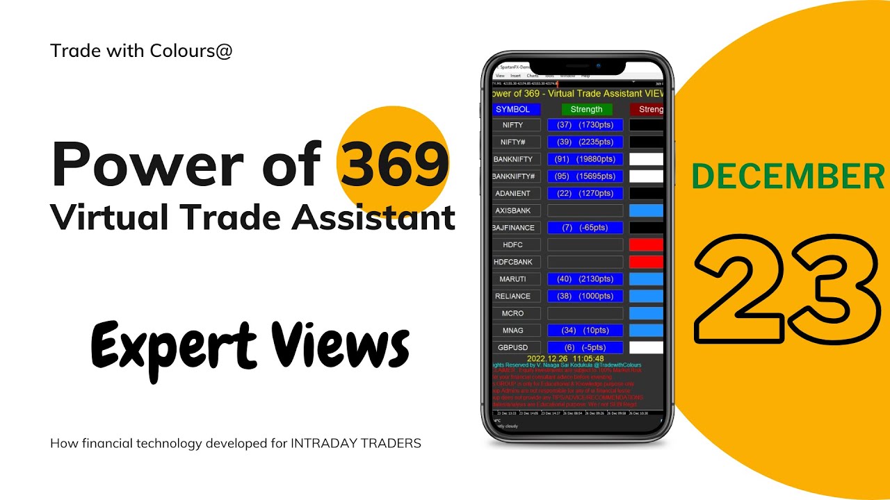Power Of 369 Virtual Trade Assistant Performance On 23 12 2022 YouTube