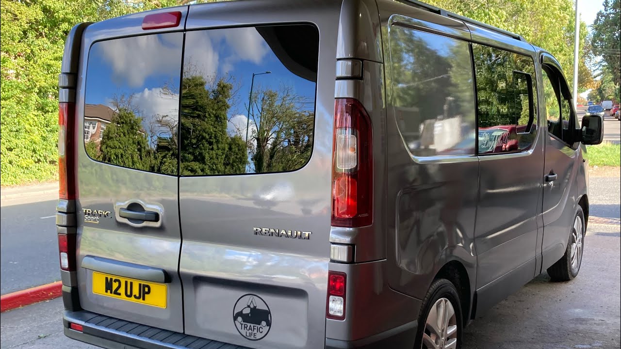 REAR WINDOWS INSTALLED In My Renault Trafic Camper DAY VAN - YouTube
