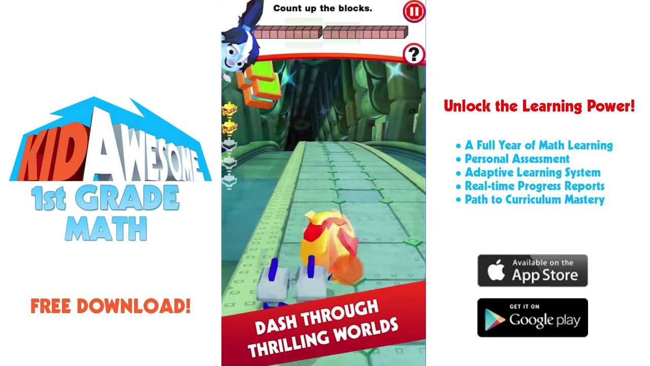 Kid Awesome 1st Grade Math - YouTube