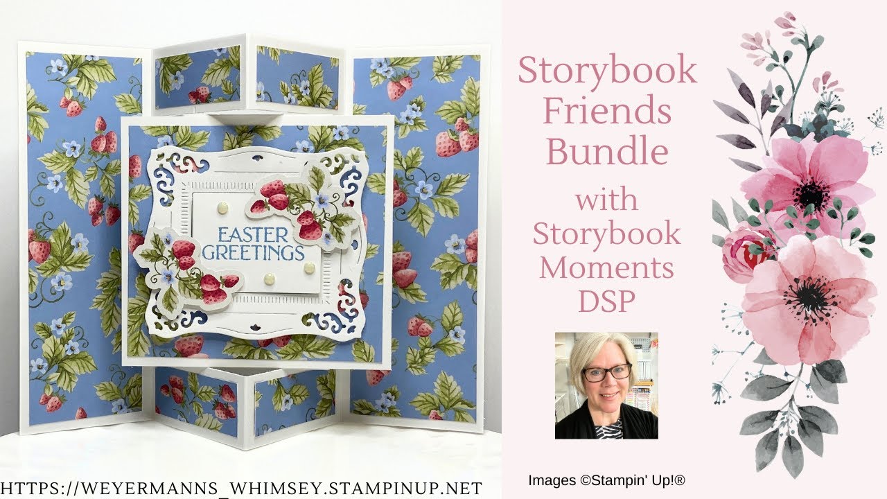 Storybook Friends card idea 1 with Storybook Moments DSP Stampin’ Up ...