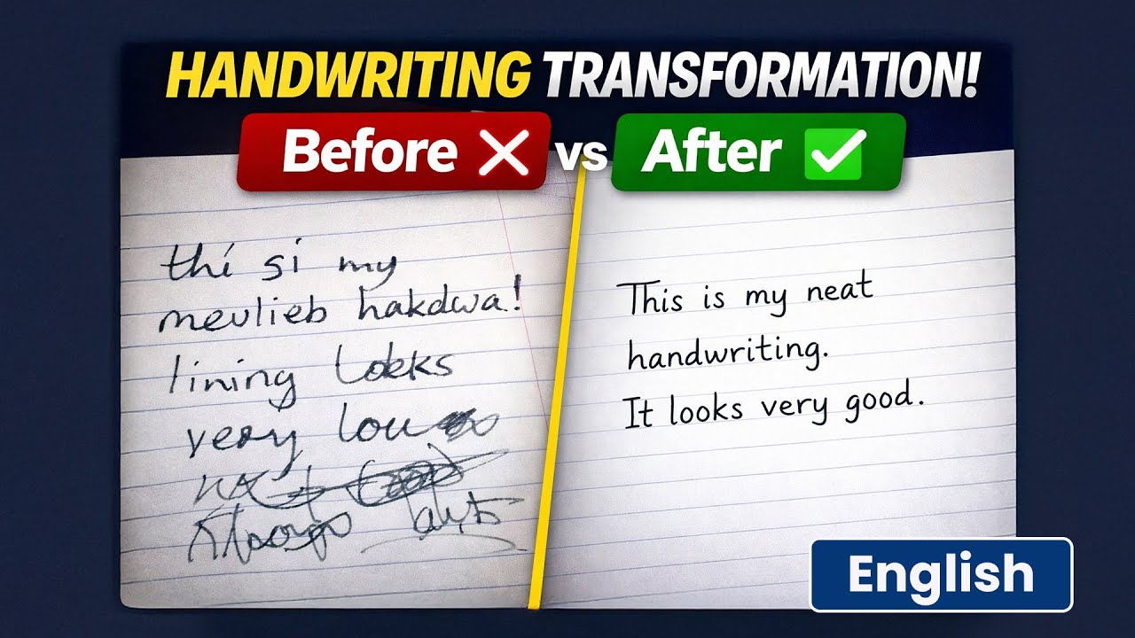 How to Improve Your Handwriting Fast | 5 Easy Tips for Neat & Beautiful ...