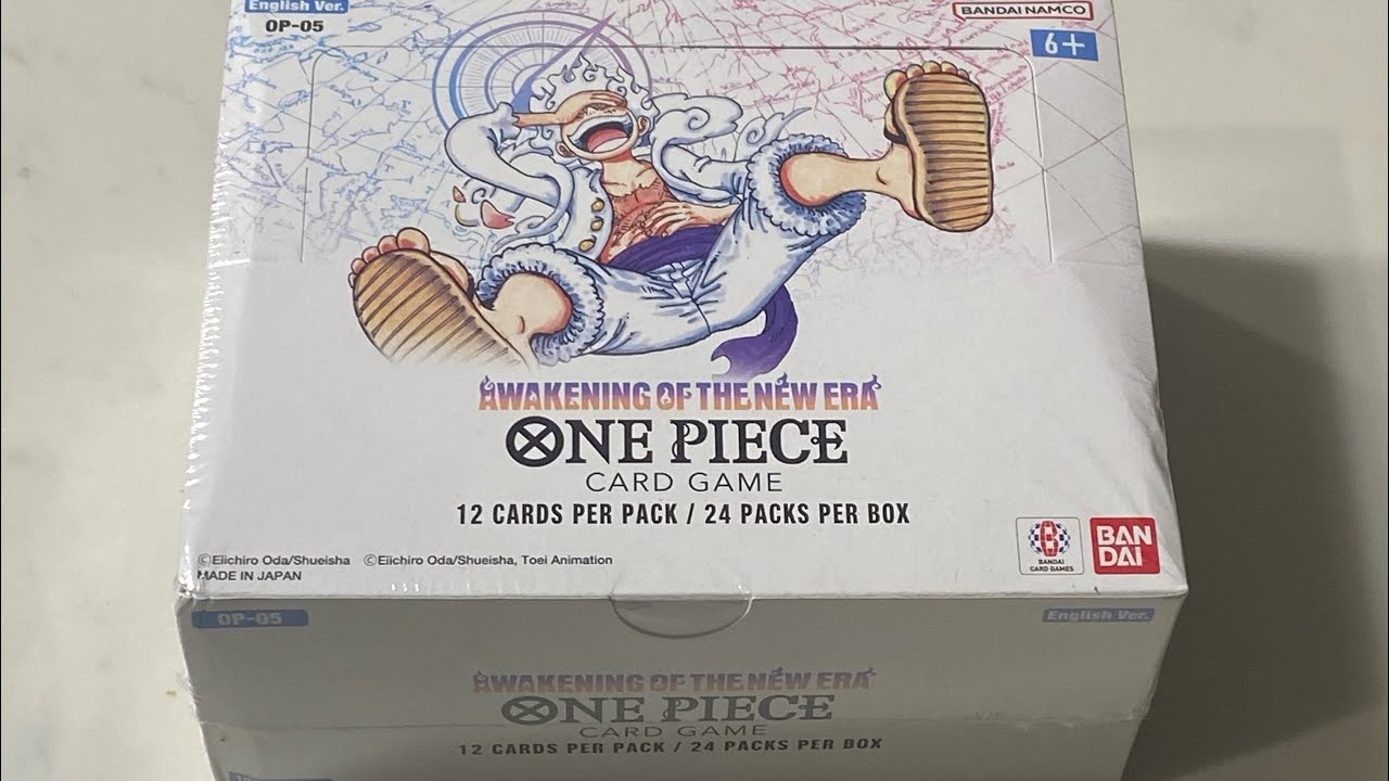 One Piece Awakening of the New Era Booster Box Opening Chasing for Gear ...