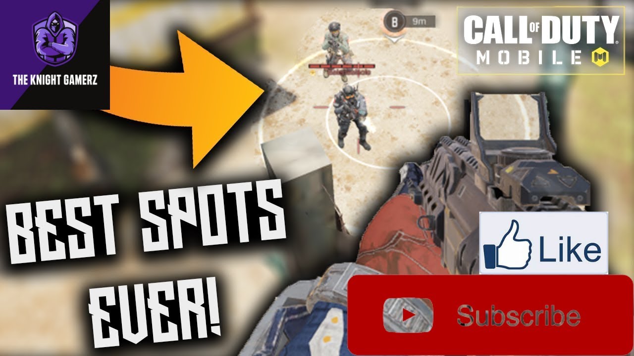 Best COD:Mobile Sniping Location (Crossfire map) Gameplay - YouTube